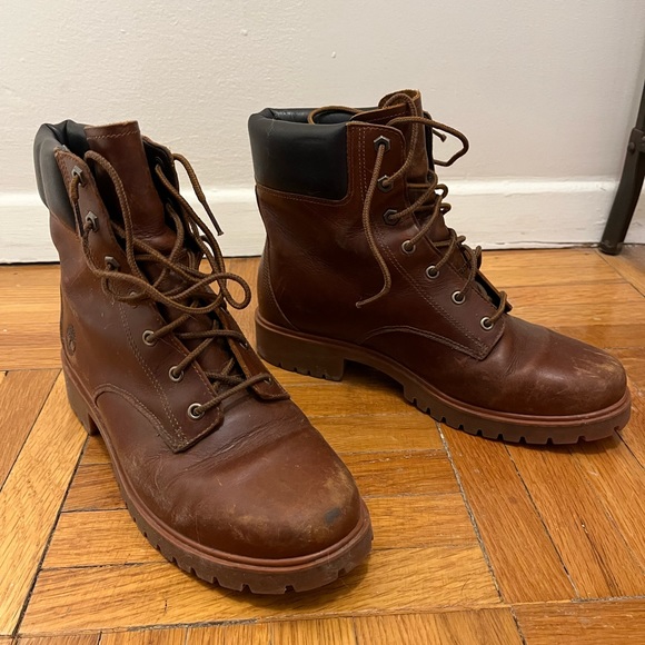Timberland | Shoes | Timberland Cherry Leather Boots | Poshmark